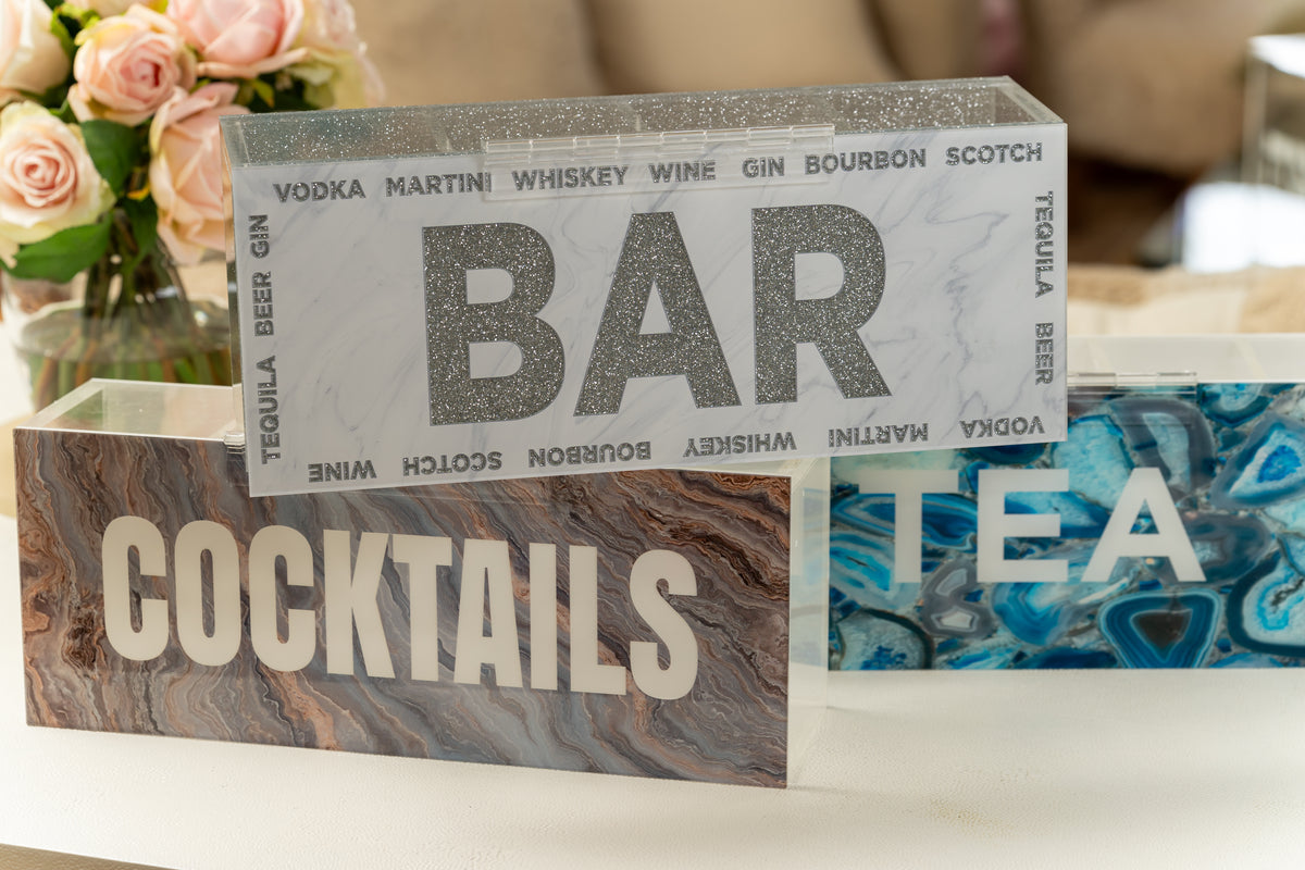 Lucite Hinged Section Box – The Happy Kangaroo
