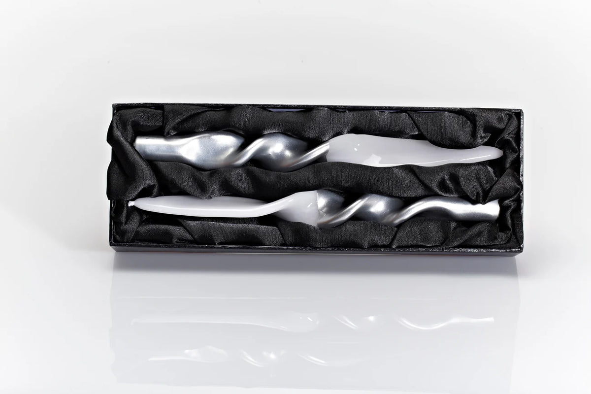 Meloria by Graziani Denise twist candles sheffield Silver – The Happy ...