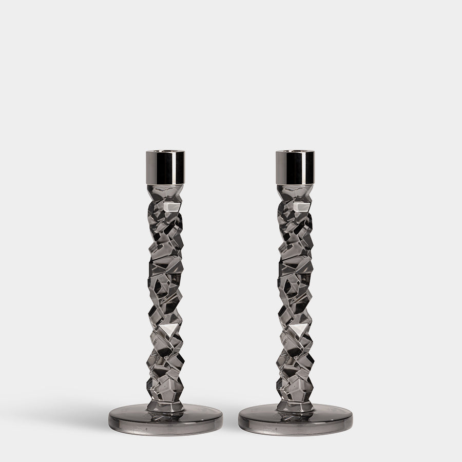 Carat Candlestick Graphite Medium - Set of 2 – The Happy Kangaroo