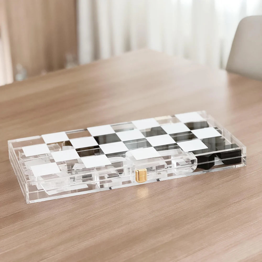 Lucite Foldable Chess Game – The Happy Kangaroo