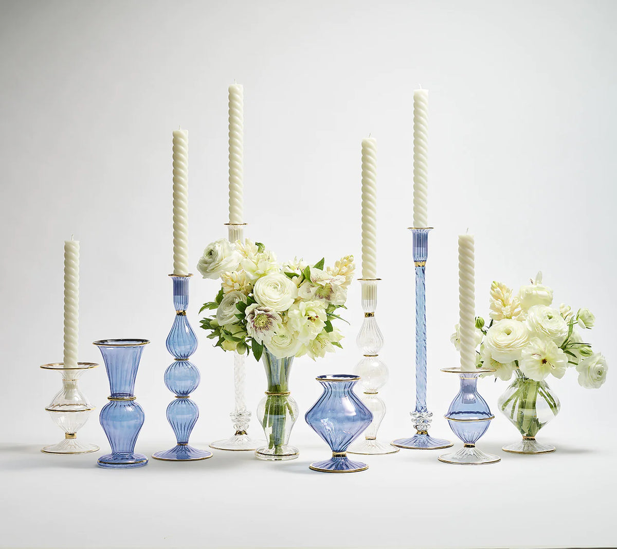 Braid Candle Holder in Blue – The Happy Kangaroo