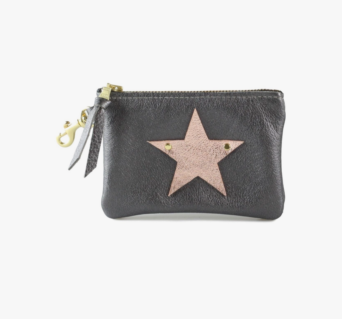 The Applique Kara: Star Leather Pouch – The Happy Kangaroo