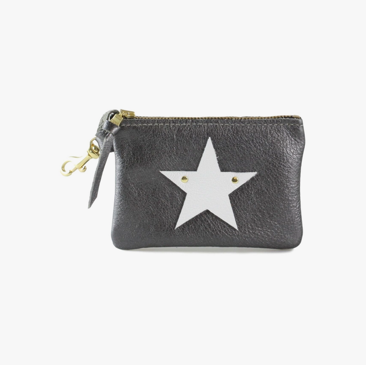 The Applique Kara: Star Leather Pouch – The Happy Kangaroo