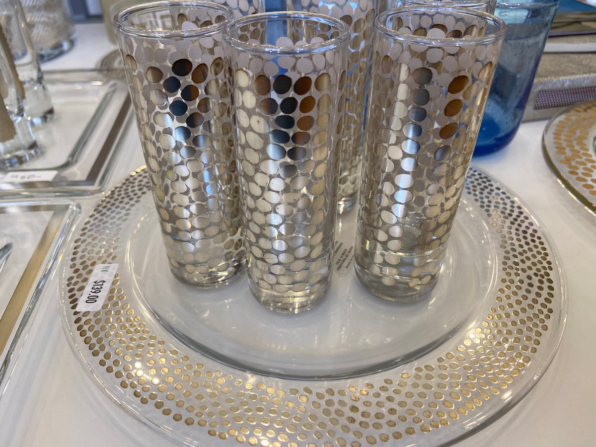 Silver Dotted Vodka Shot Glass Collection Set – The Happy Kangaroo